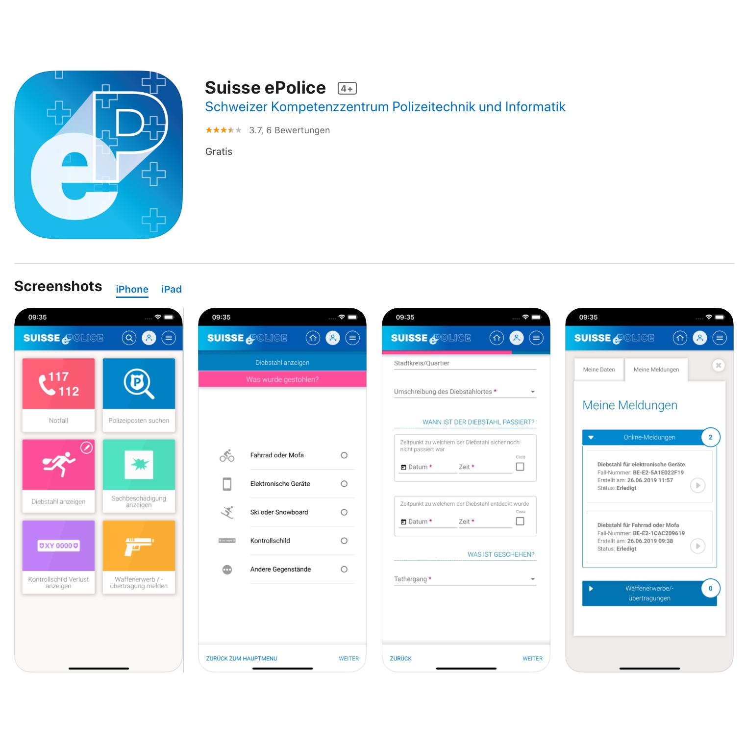 Erneuerung des Online-Polizeischalters Suisse ePolice | Kanton Zürich