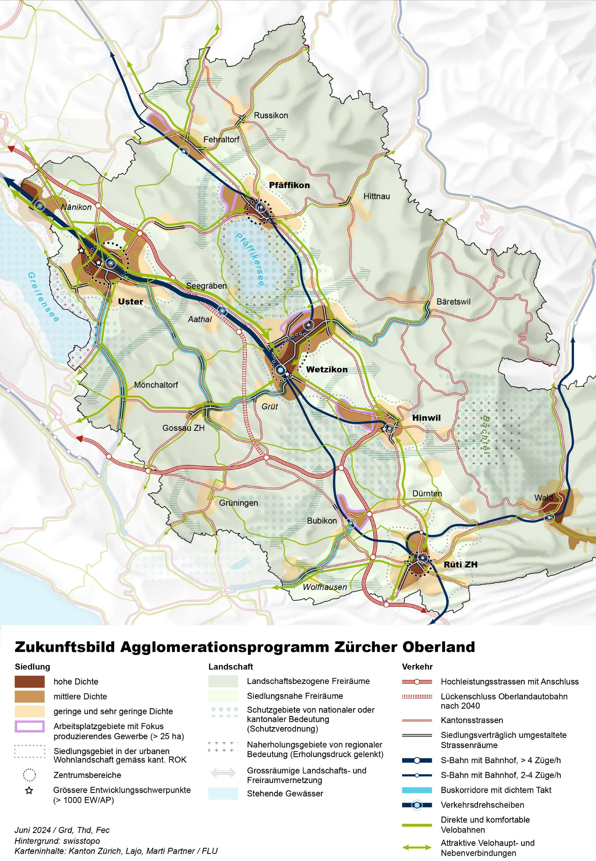 Region Zürcher Oberland im Agglomerationsprogramm | Kanton Zürich