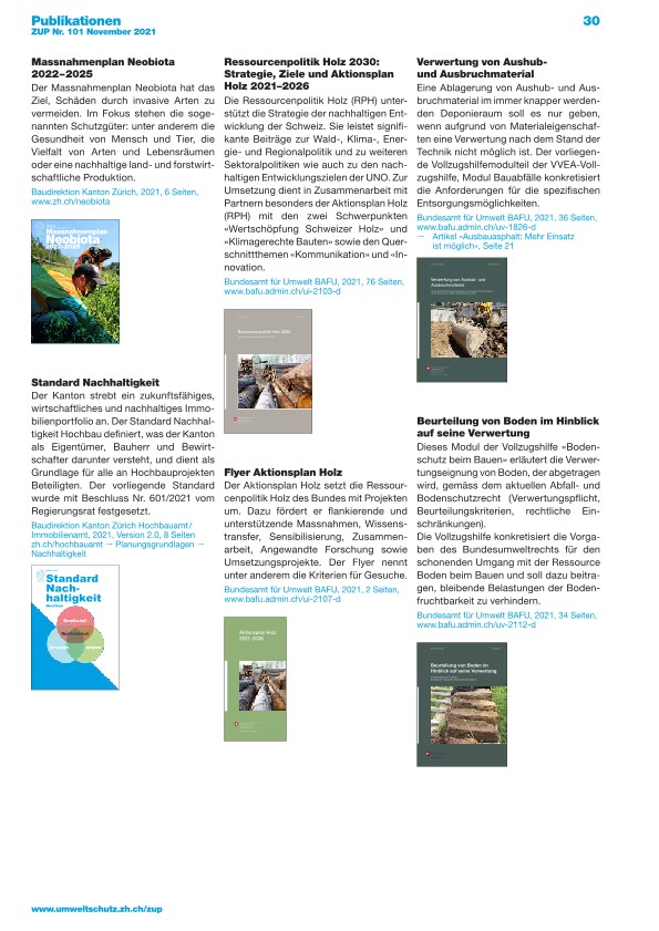 Publikationen | Kanton Zürich